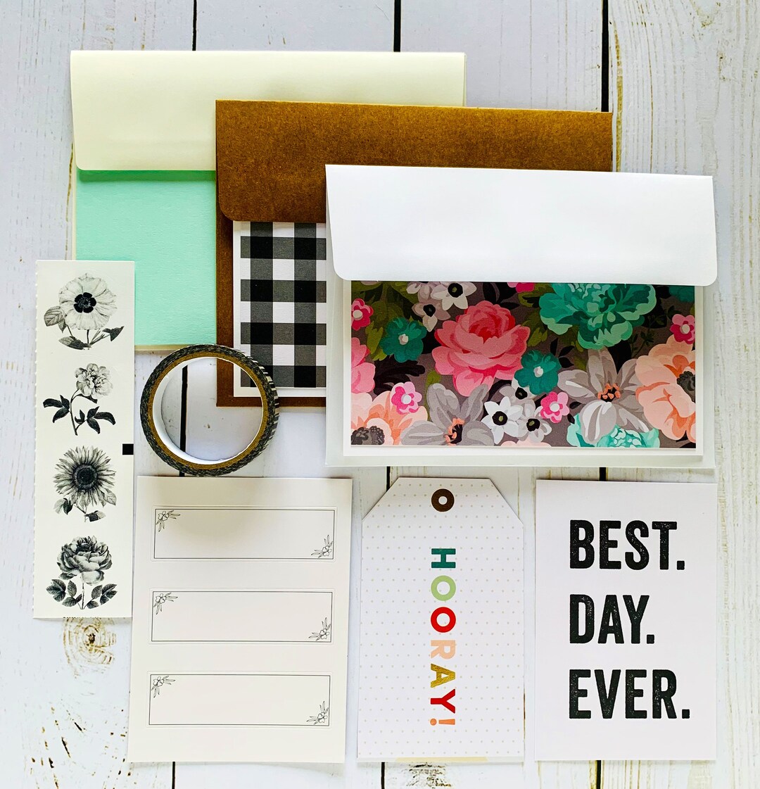 Happy Mail Kit- Snail Mail Set - Pen Pal - Stationery Sets ...