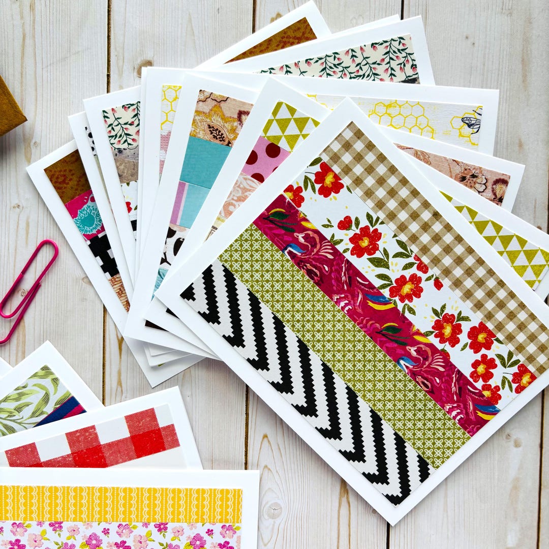 Colorful Note Card Set: Assorted Stationery for Snail Mail - Etsy