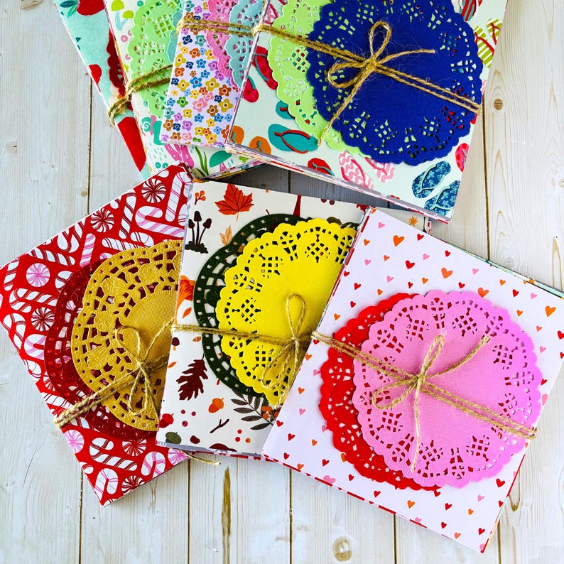 Seasonal Scrapbook Paper Pack – 50 Sheets, DIY Craft Paper - Etsy