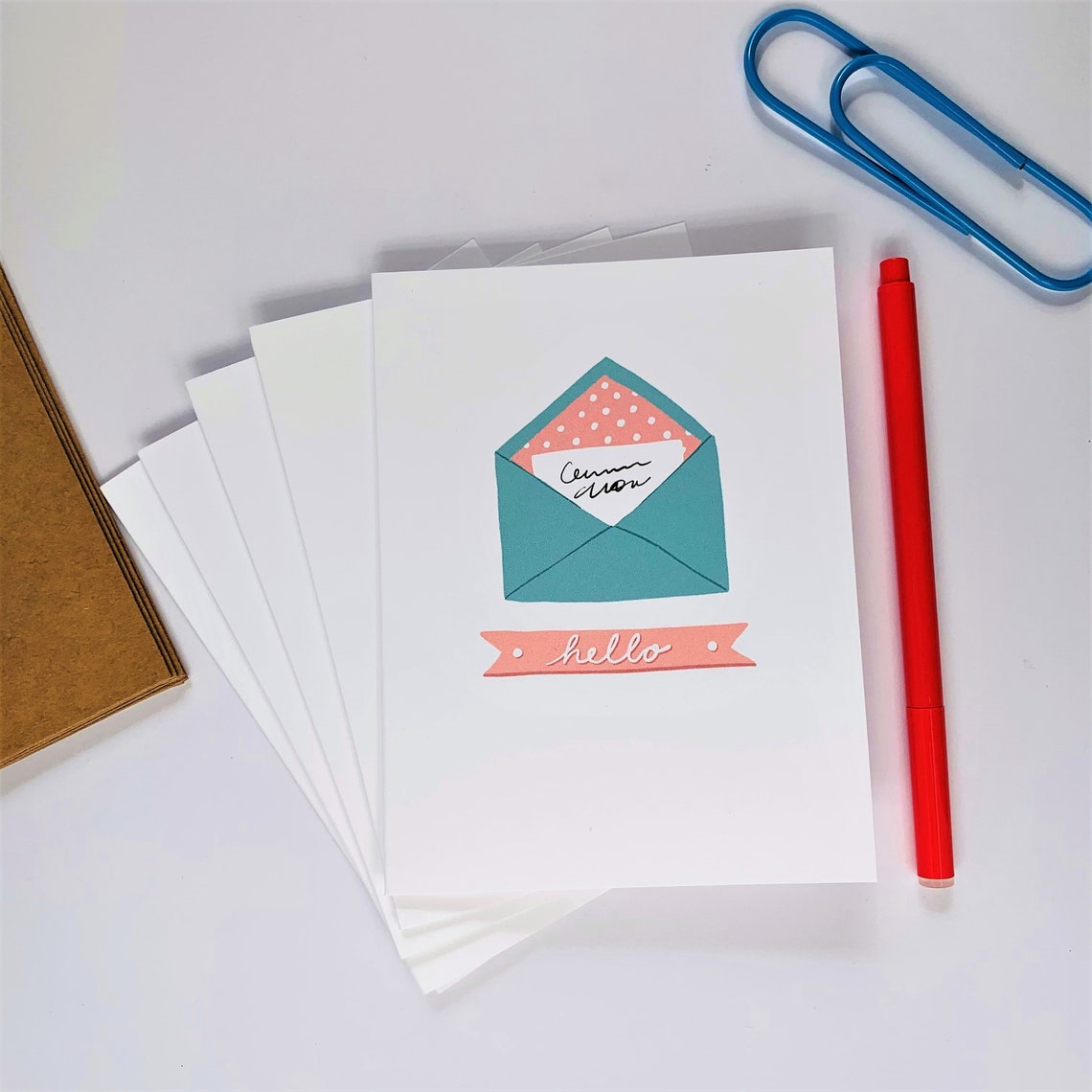 Set of 10 Snail Mail Cards Pen Pals Cards Snail Mail | Etsy