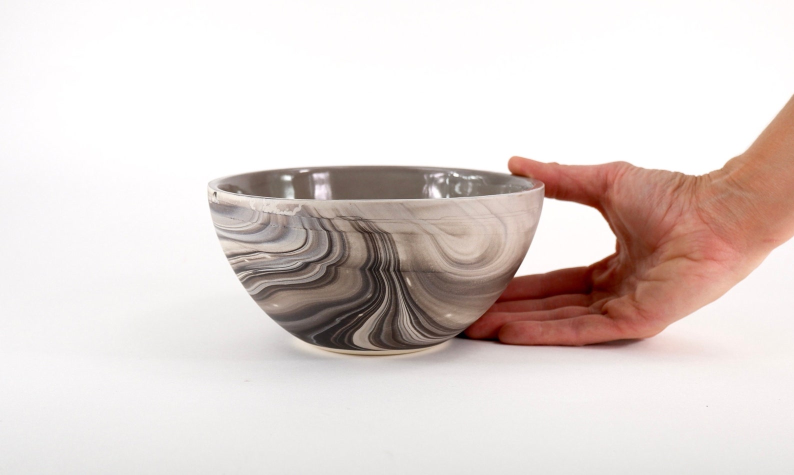 Medium Ceramic Bowl/ Serving Bowl. Medium Pottery Bowl. | Etsy