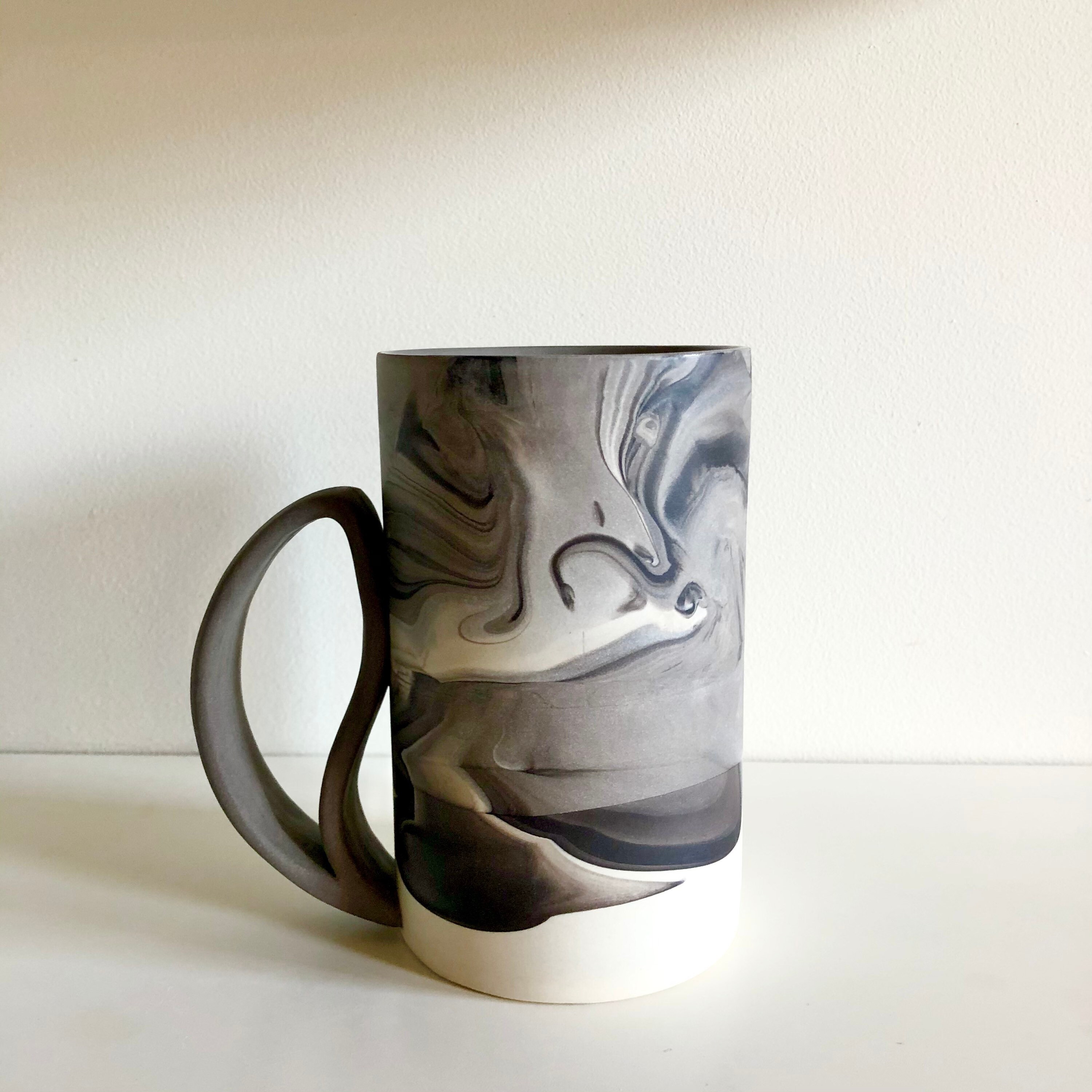 Large Coffee Mug. Modern Ceramic Mug. Unique Handmade Pottery. | Etsy