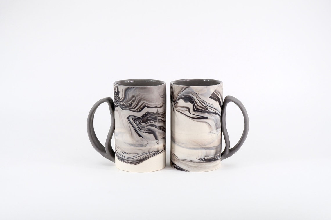Large Coffee Mug. Modern Ceramic Mug. Unique Handmade Pottery. - Etsy