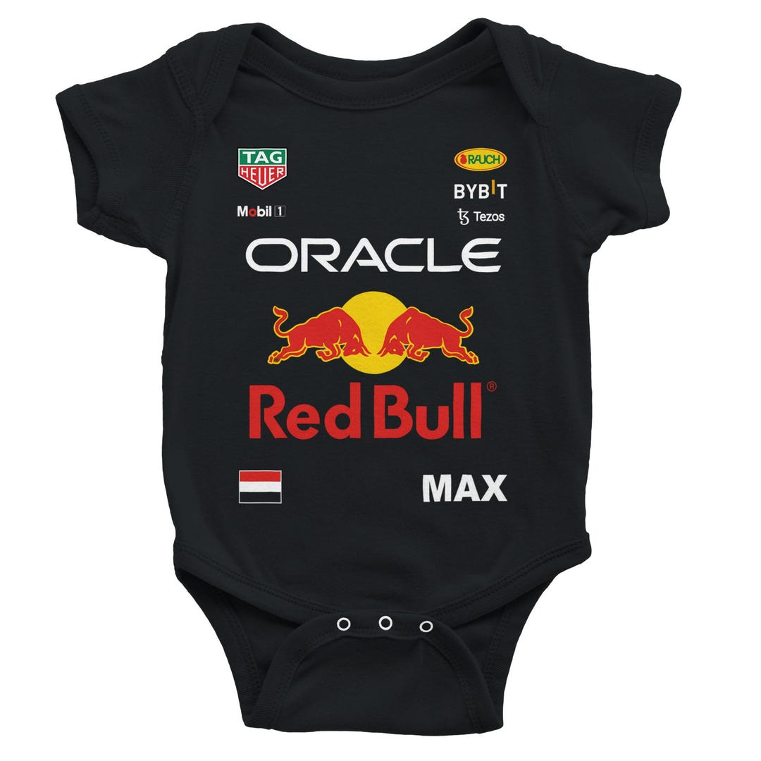 Red Bull Racing Baby Bodysuit, Formula 1 Inspired Infant Onesie - Etsy