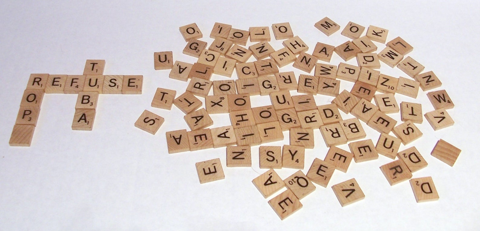 Individual Scrabble Letter Tiles Authentic Scrabble Tiles - Etsy