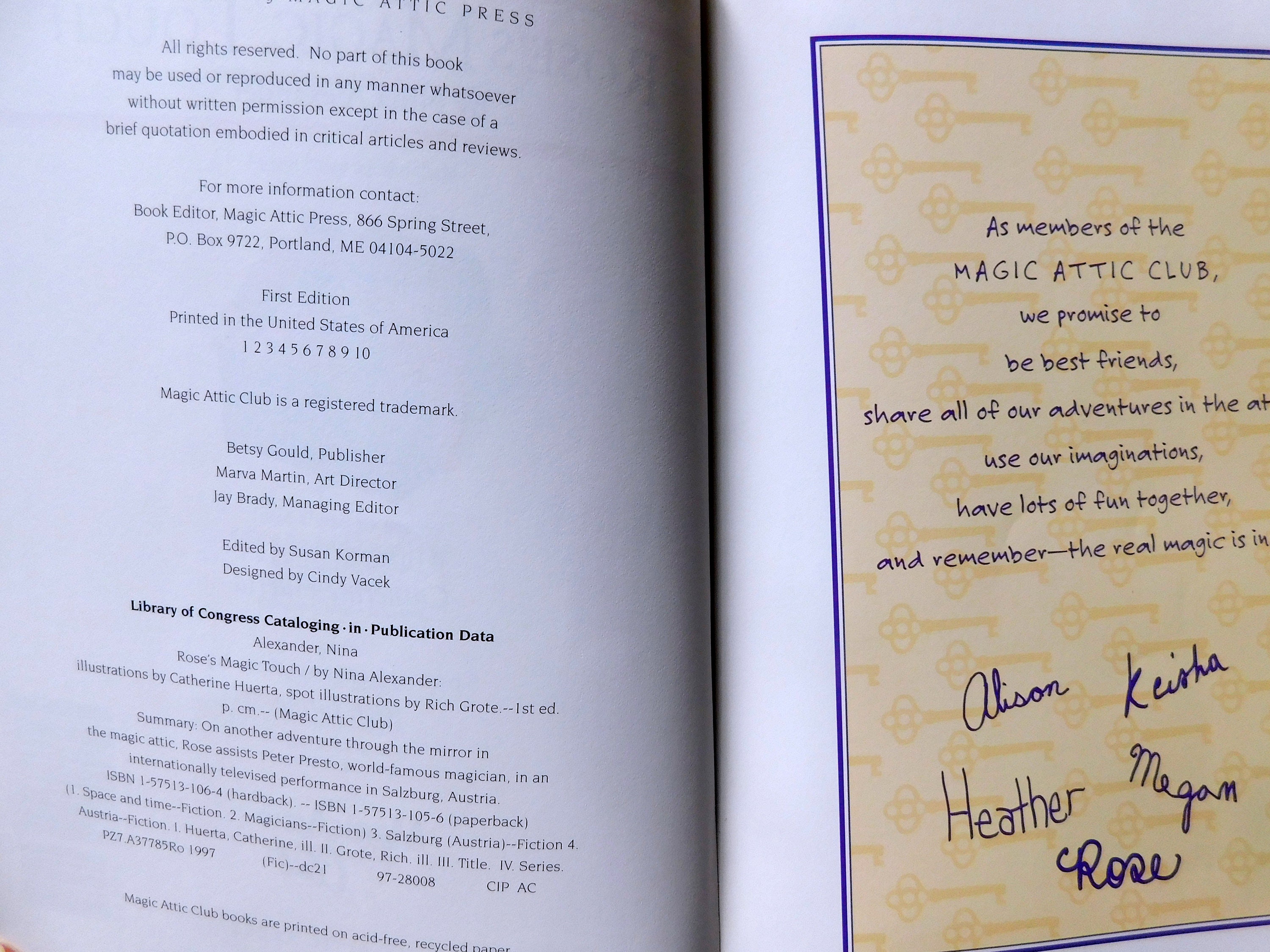 Magic Attic Club Books You Choose Which Ones | Etsy