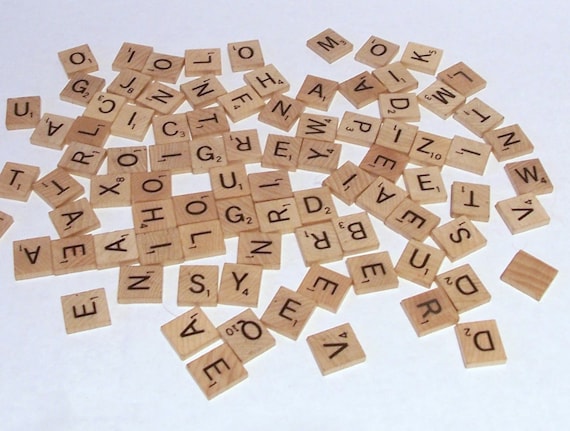 Toys & Games Authentic Scrabble Tiles Individual Scrabble Letter Tiles ...