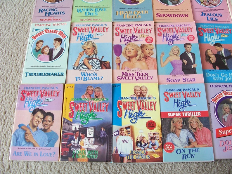 Sweet Valley High Teen Books Francine Pascal You Choose - Etsy