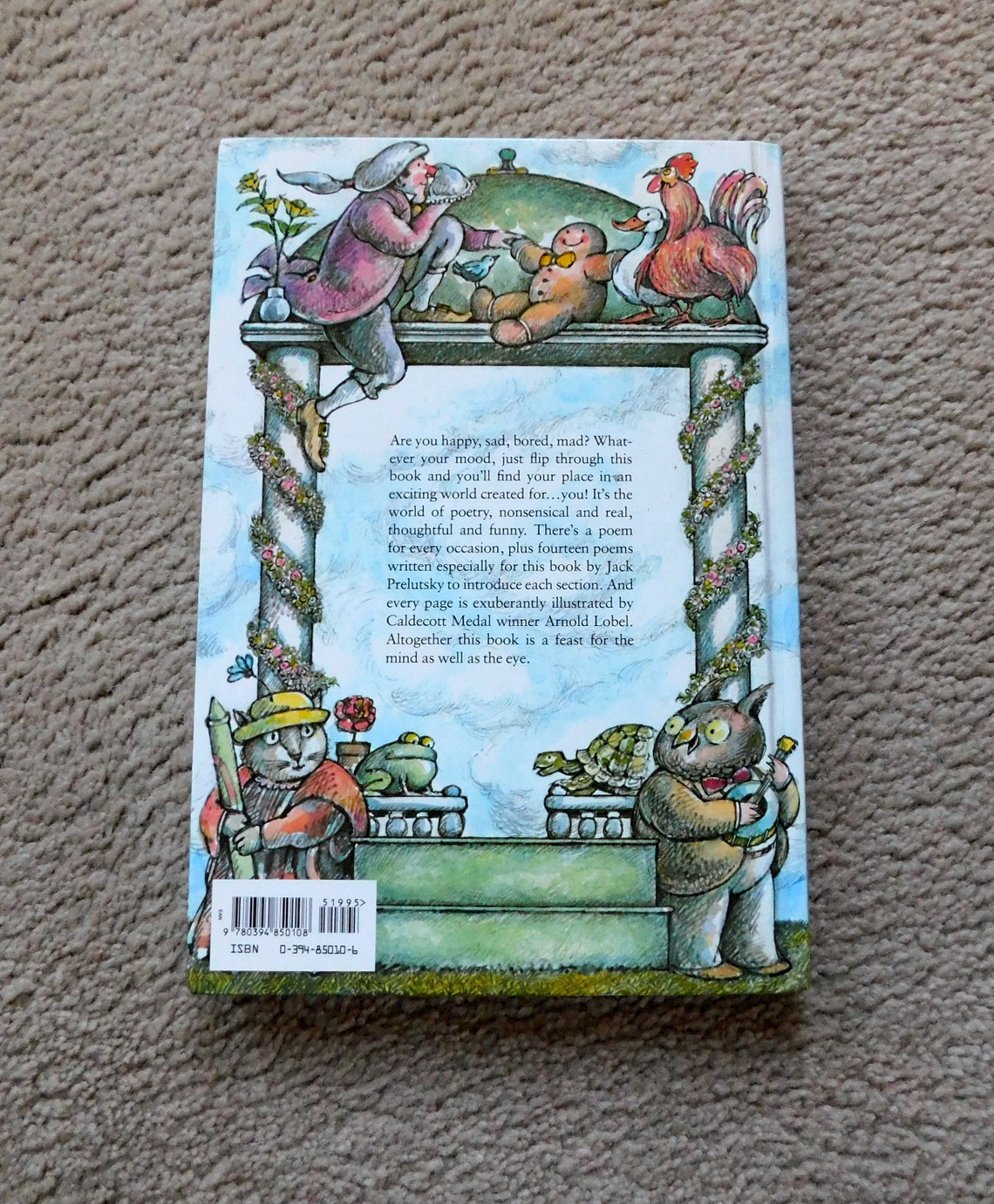 Random House Book Of Poetry For Children Arnold Lobel Jack | Etsy