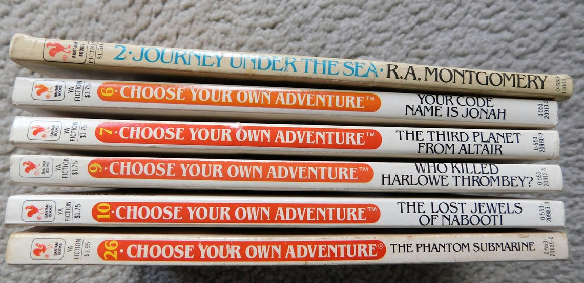 Choose Your Own Adventure Books You Choose Which One | Etsy
