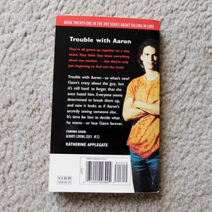 Making Out Teen Books - Katherine Applegate - Romance - You Choose ...