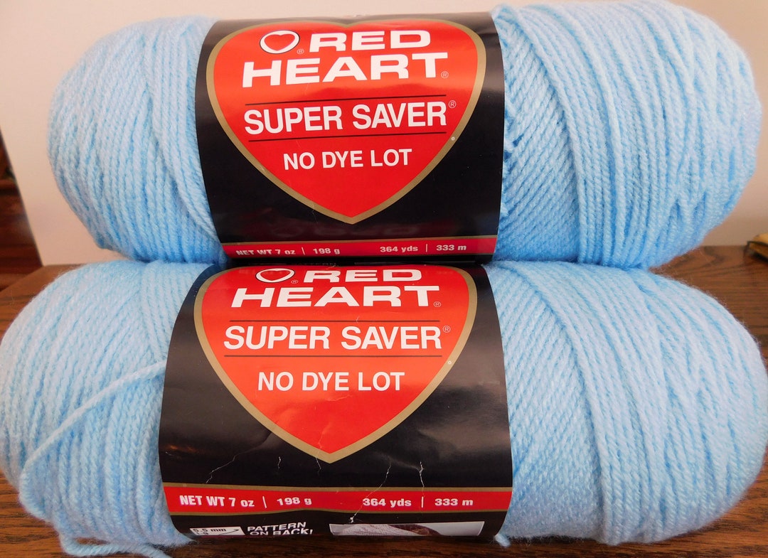 Red Heart Super Saver Light Blue Yarn - You Choose How Many - Etsy