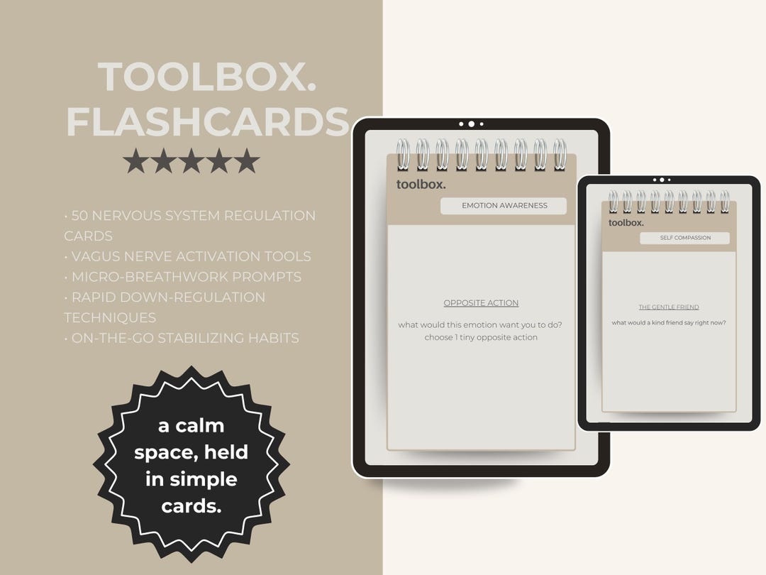 50 Mental Health Flashcards · Earth Theme | Grounding, Mindfulness ...