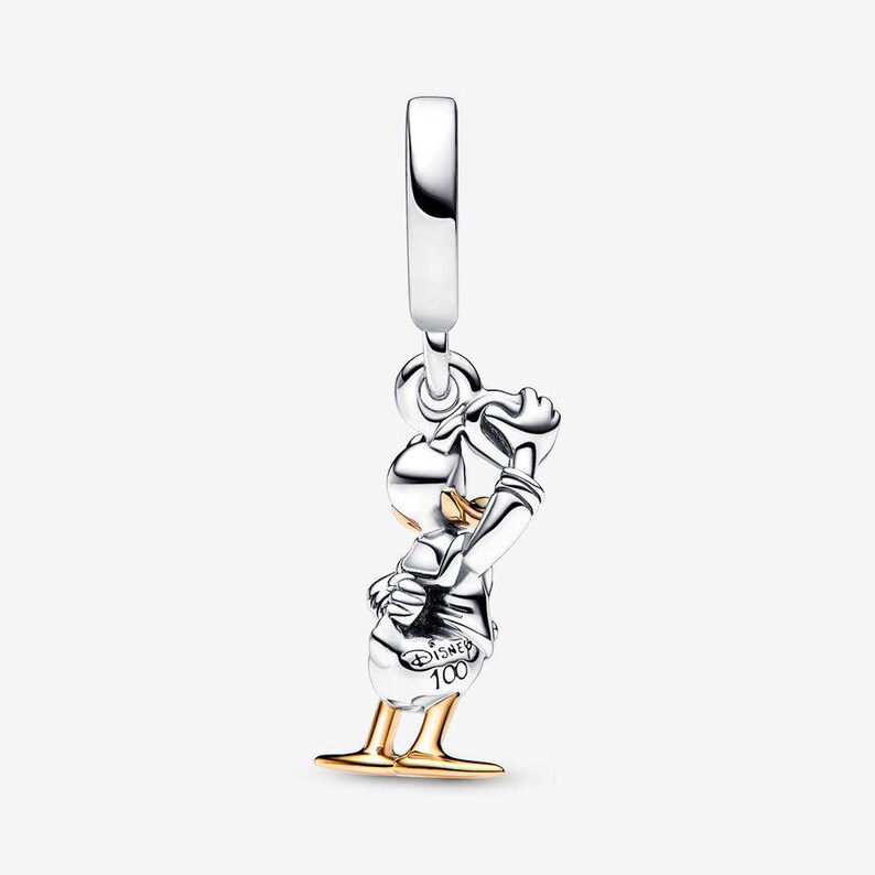 Pandora 100th Anniversary Donald Duck Lab-grown Diamond Dangle Charm - Etsy