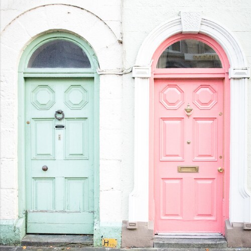 Colorful Doors Photo Printable Instant Digital Download Fine - Etsy