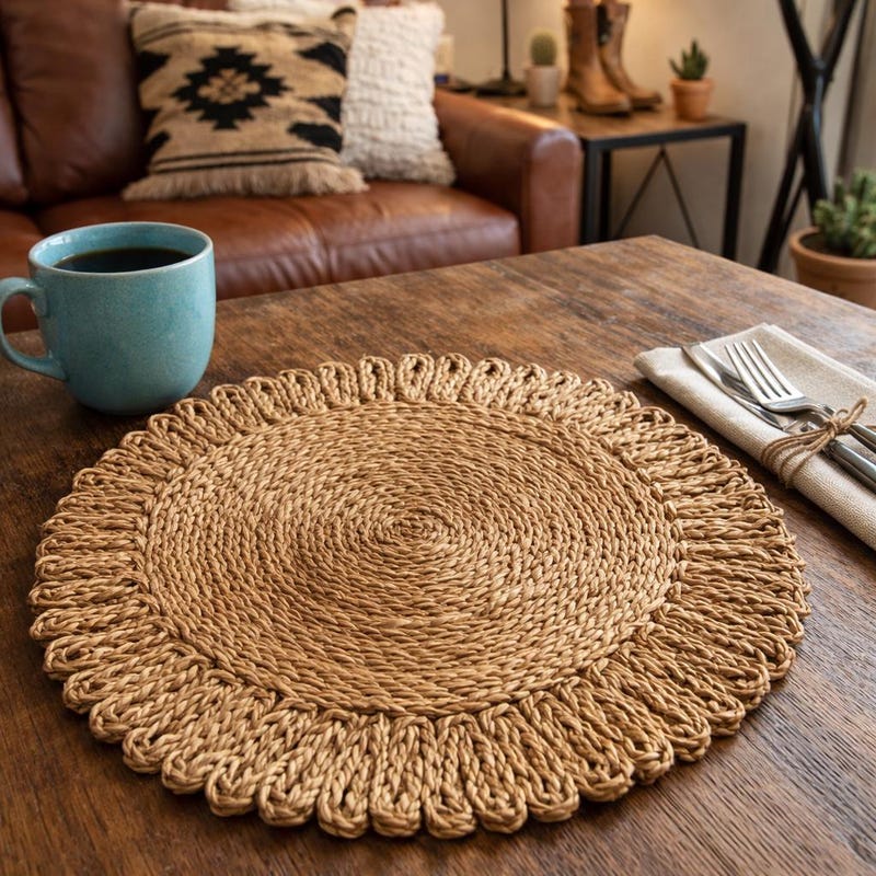Large Jute Placemats - Etsy UK