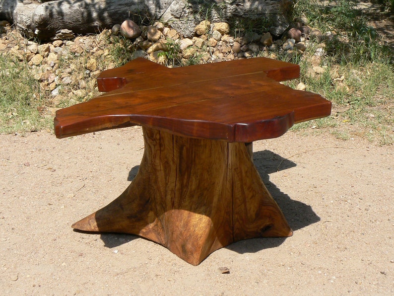 Texas Map Coffee Table - Reclaimed Mesquite Wood - Etsy