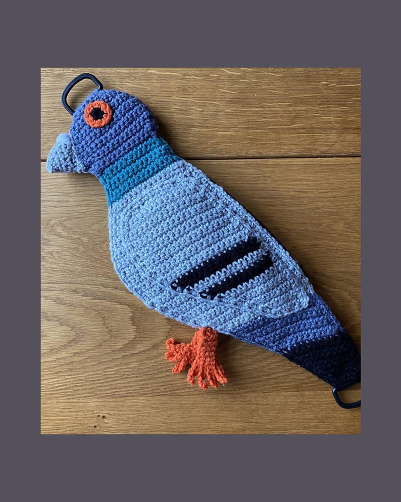 Pigeon Purse Sewing Pattern PDF Bird Shaped Crossbody Bag DIY Unique ...