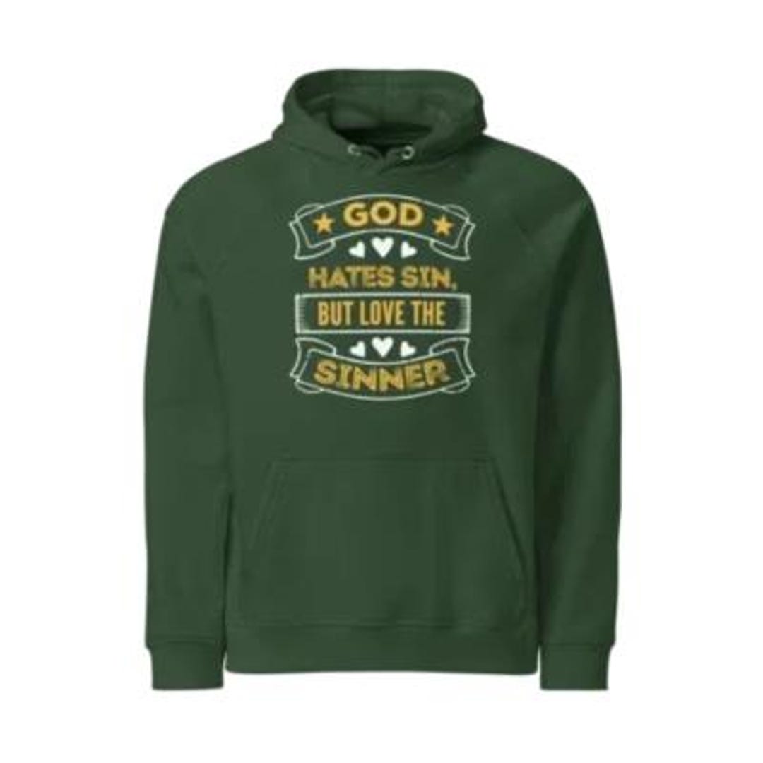 God Hates Sin but Loves Sinners - Etsy