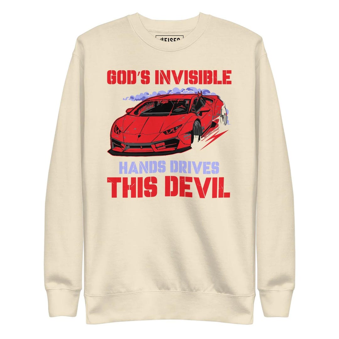 God’s Invisible Hands Drive This Devil - Etsy