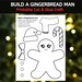 Build a Gingerbread Man Craft | Cut and Paste Activity | Christmas ...
