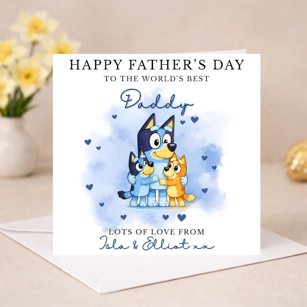 Father Cartoon Card - Etsy UK