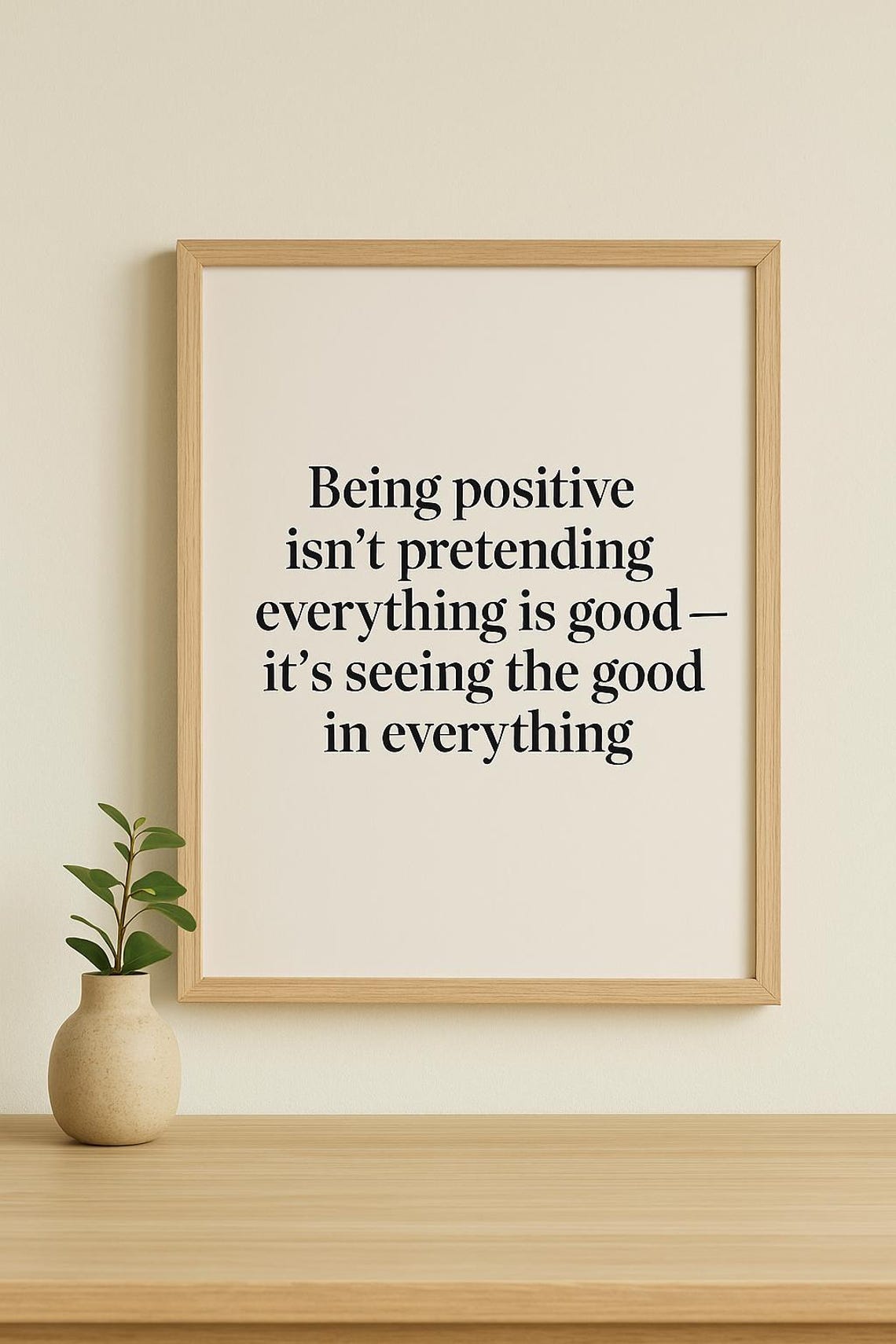Being Positive Quote Print | Neutral Classroom Decor (instant Download ...