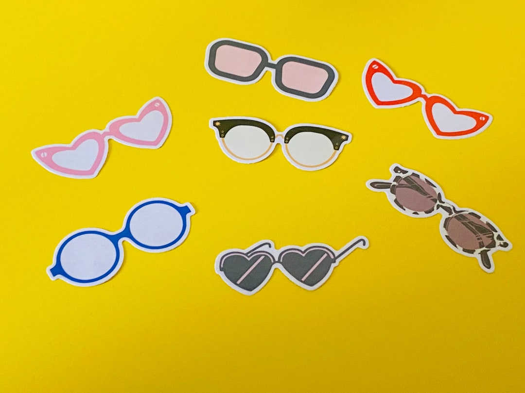 Eyeglasses Sticker Pack - Etsy