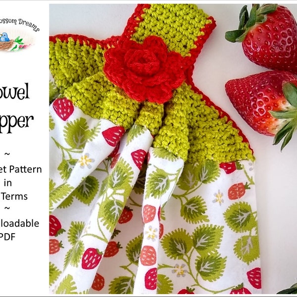 Crochet Towel Topper - Etsy