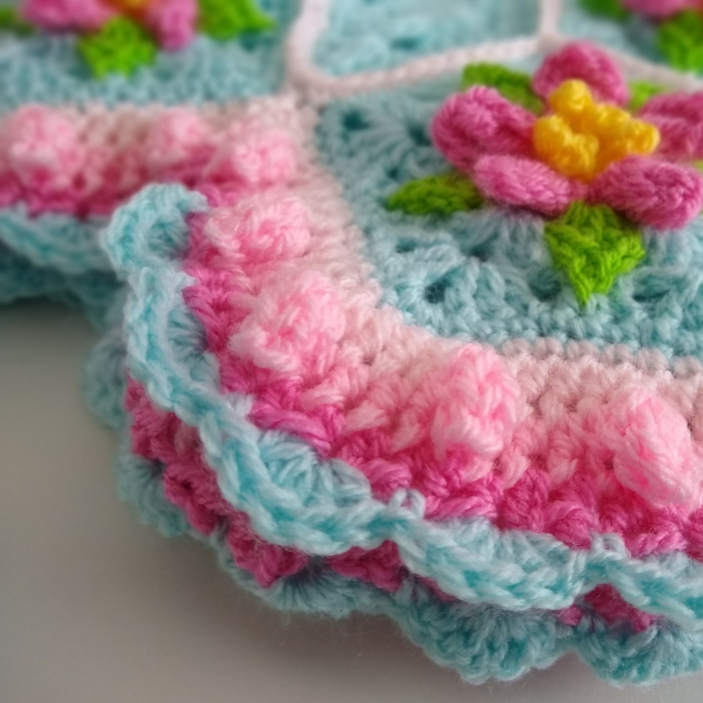 Apple Blossom Dreams Afghan Crochet Pattern instant | Etsy