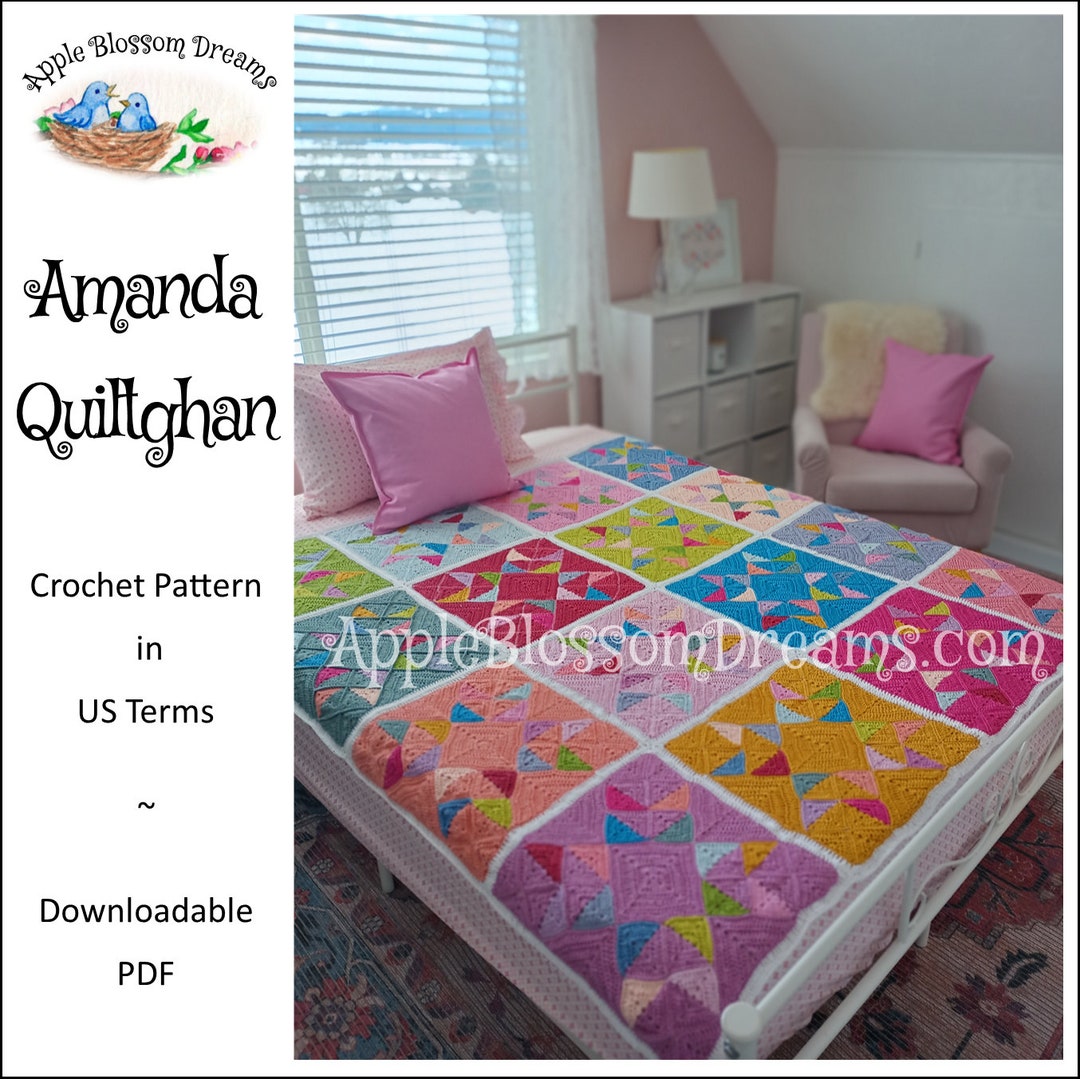 Amanda Quiltghan | Crochet Pattern (instant Download) - Etsy