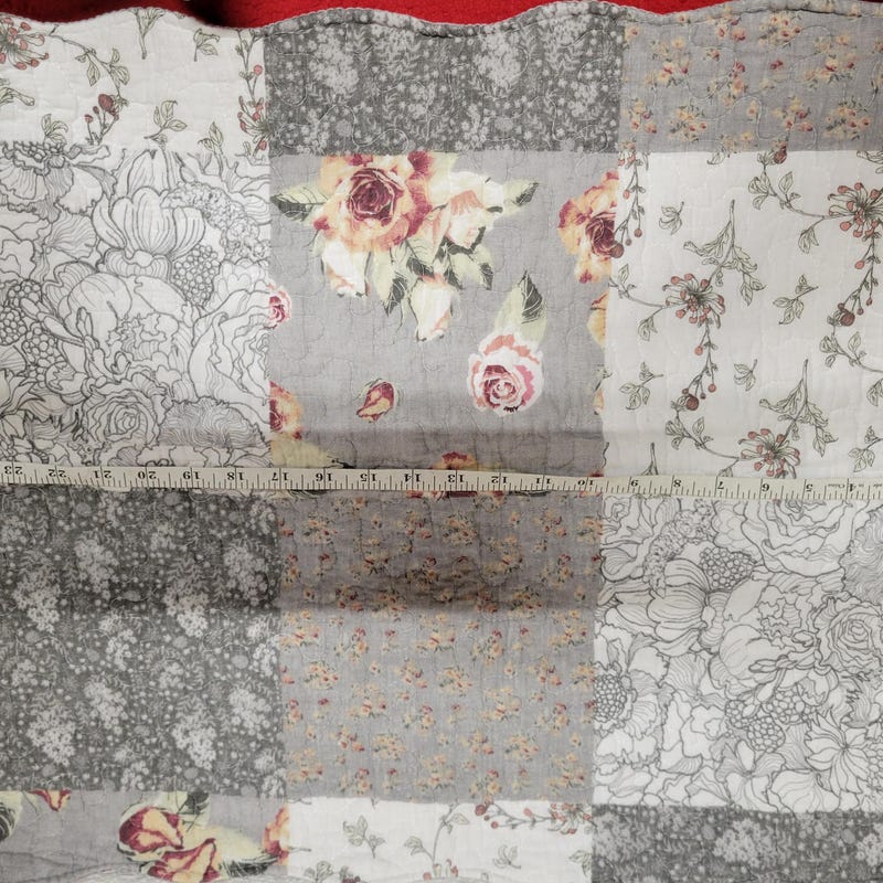 Quilted Rose Sham - Etsy