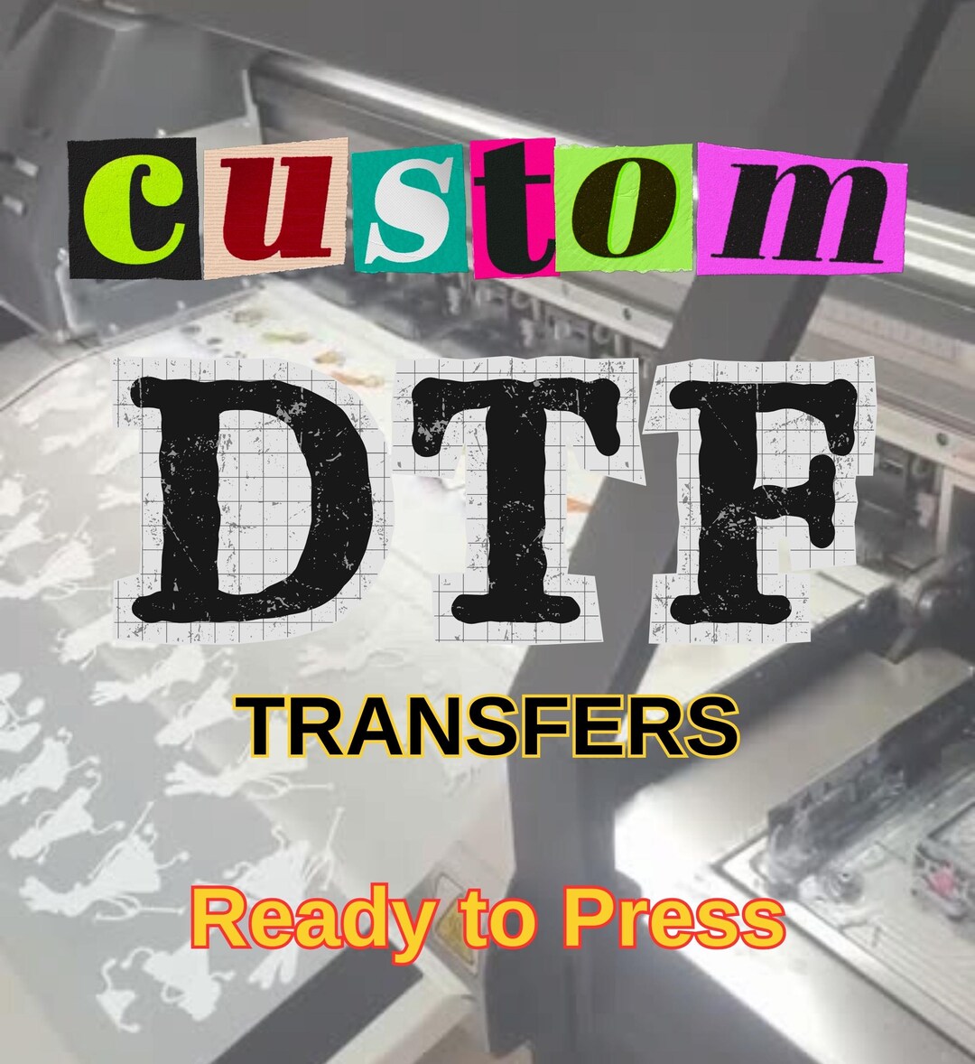 Custom DTF Transfer | Heat Transfer Sheet for DIY T‑shirt Printing Full ...