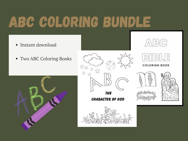 ABC the Character of God - Etsy