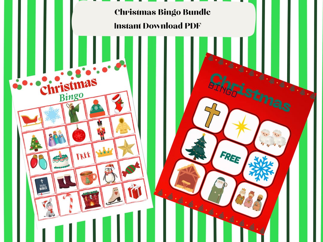 Christmas Bingo Bundle - Etsy