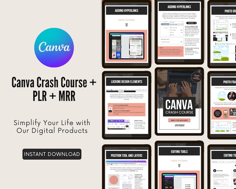 Canva Crash Course for Beginners | Learn Canva & Start Selling Digital ...