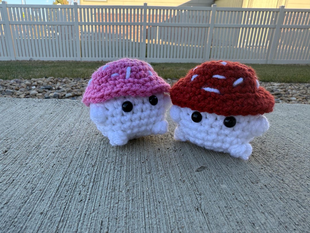 Mushy Boy Plush, Handmade Amigurumi Mushroom Character, Cute Mini ...