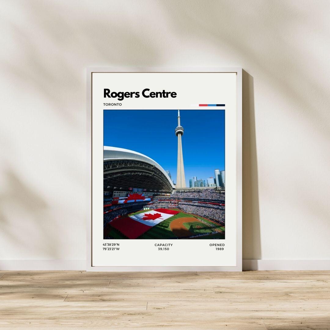 Pôster do Rogers Centre | Impressão do Estádio do Toronto Blue Jays ...