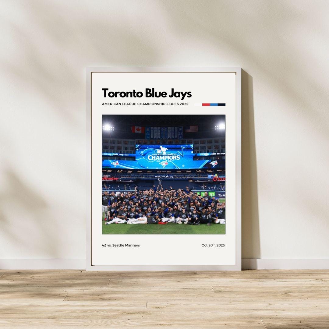 Toronto Blue Jays ALCS Champions 2025 Poster - Etsy