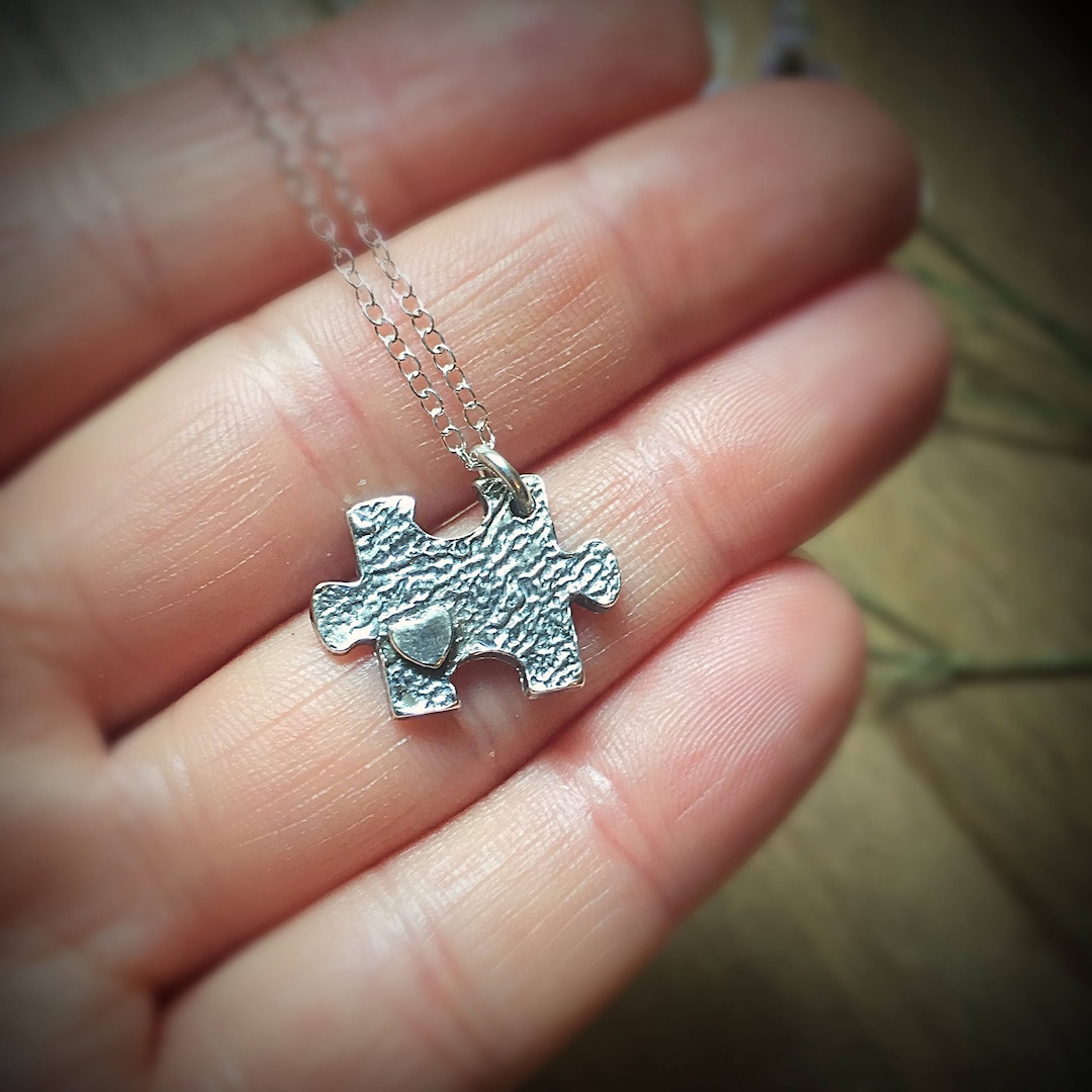 Puzzle Piece Necklace, Custom Jewelry for Special Needs Mom or ...