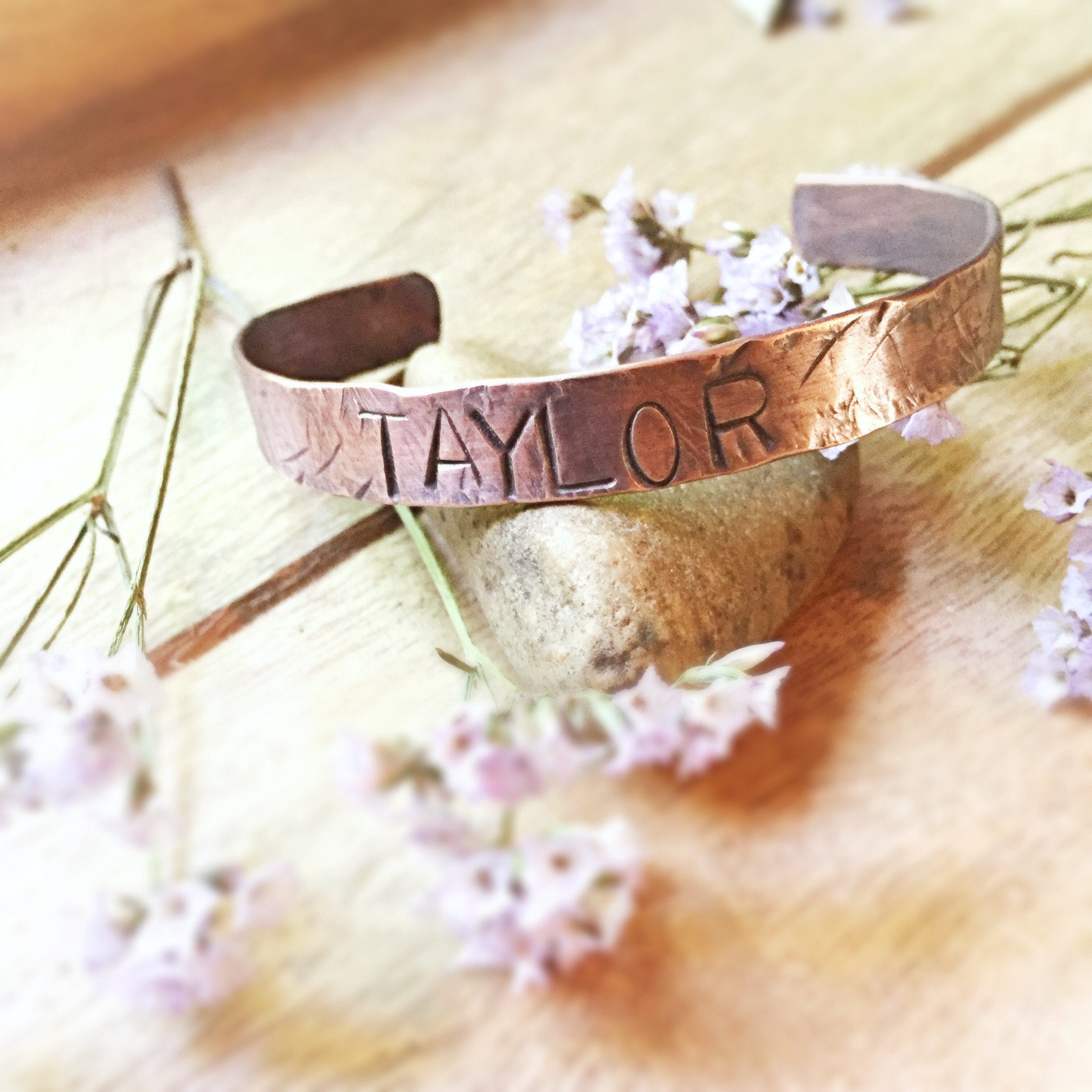 Personalized Engraved Copper Bracelet, Great Christmas Gift - Etsy