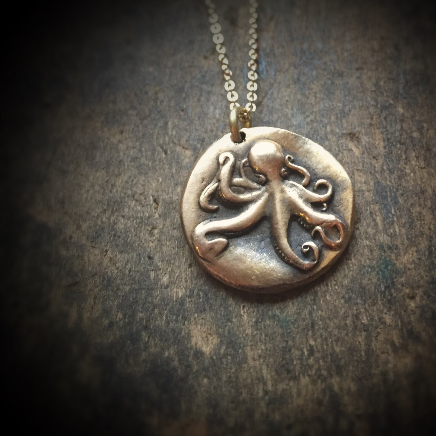 Octopus Necklace Kraken Jewelry Octopus Tentacle Beach | Etsy