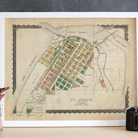 St. Francis, WI Map - Etsy
