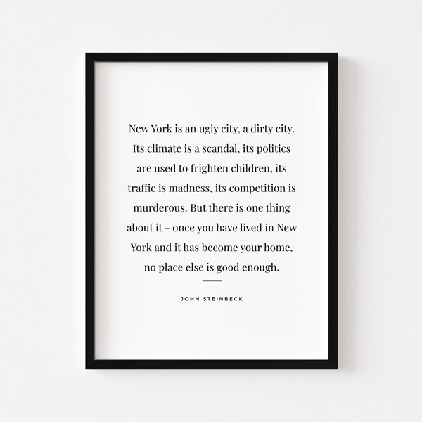John Steinbeck Quote - Etsy