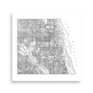 Chicago North Side Map 1922 - Etsy