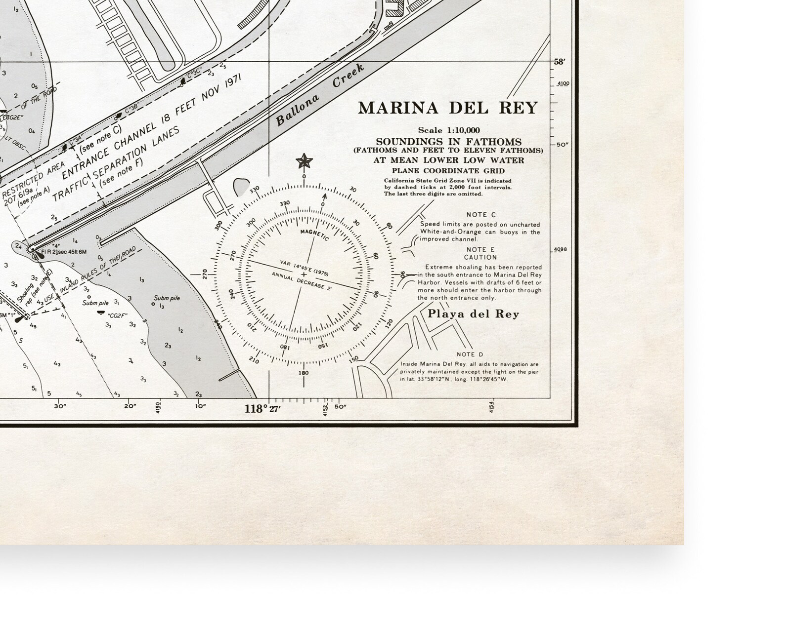 Marina Del Rey Map Art - Etsy