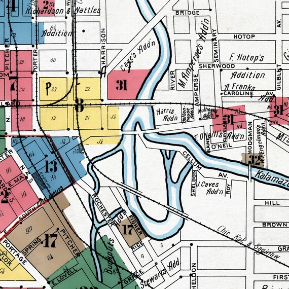 Kalamazoo Michigan Zip Code Map