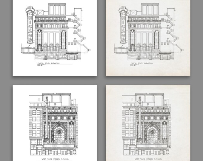 Chicago Theatre Prints - Digital Download - Etsy