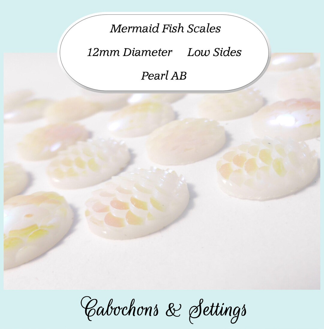 Pearl Glow - 12mm Mermaid Scales - Etsy