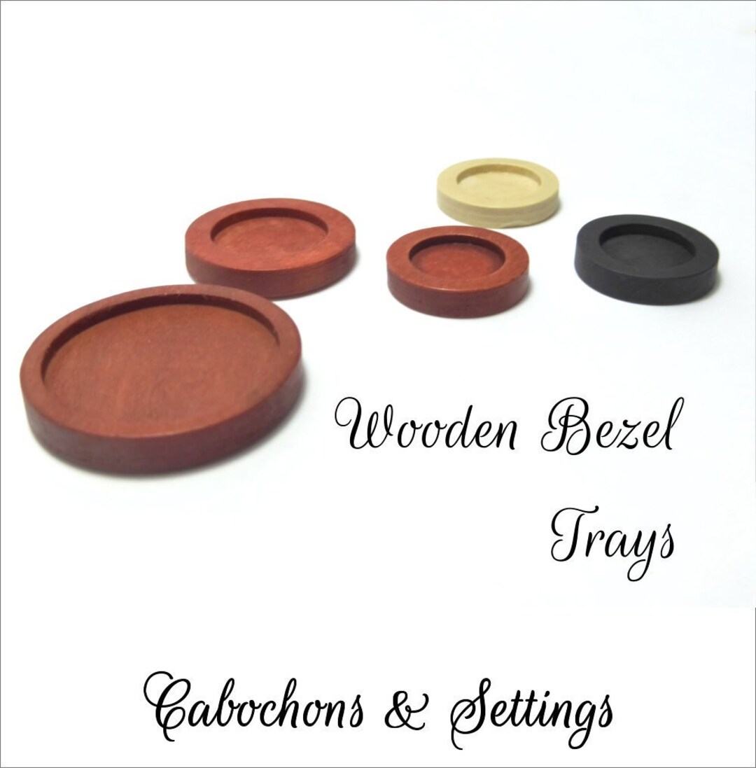 12mm Wooden Bezel Tray Cabochon Setting- AUSTRALIA - Etsy Australia